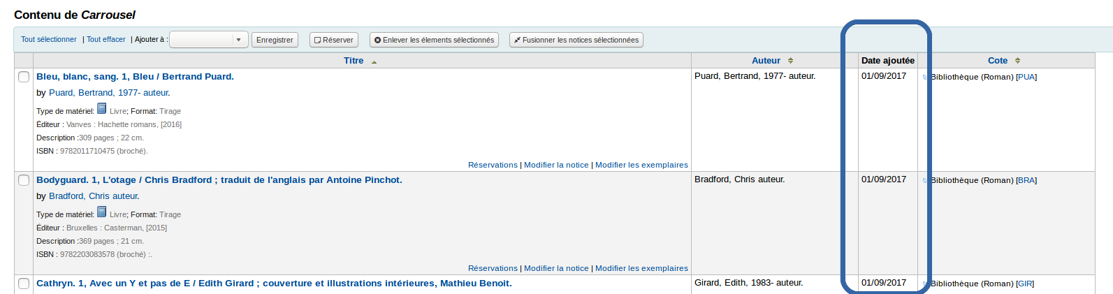 liste_pub_rech_liste_date | Solutions inLibro inc.