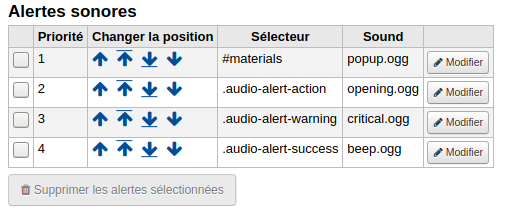 Ajouter des alertes sonores | Solutions inLibro inc.